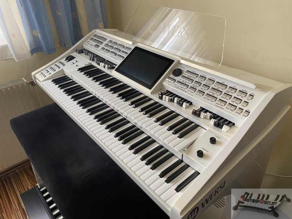 WERSI Sonic OAX600 LS im Spectra Gehäuse hochglanz weiss im ...