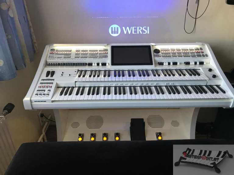 WERSI Sonic OAX600 LS im Spectra Gehäuse hochglanz weiss im ...